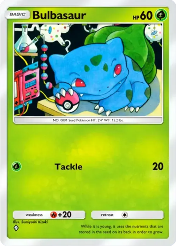 bulbasaur pokémon cards