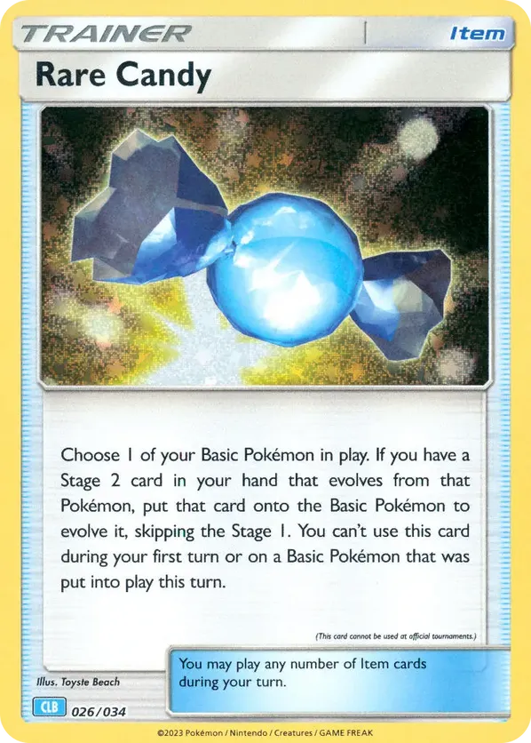 Rare Candy #026/034 Pokémon TCG Classic - Blastoise | pkmn.gg