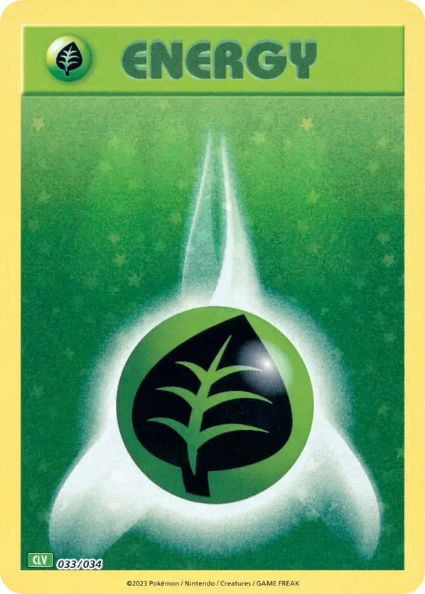 Basic Grass Energy #033/034 Pokémon TCG Classic - Venusaur | pkmn.gg