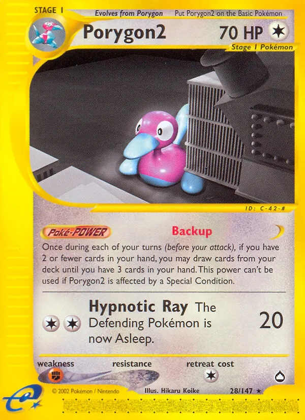 porygon2 card art