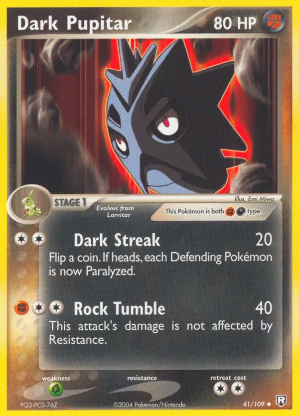 Dark Pupitar #041/109 Team Rocket Returns | pkmn.gg