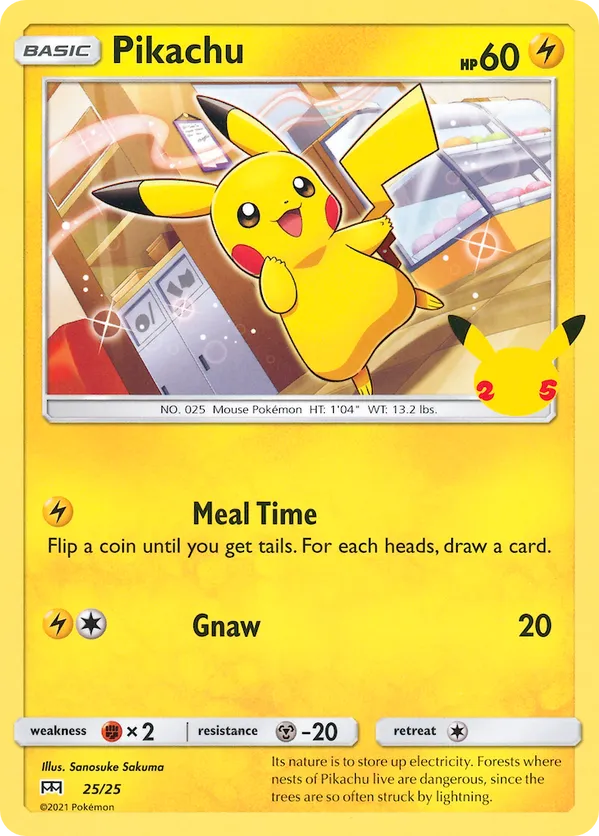 Pikachu #025/25 McDonald's Collection 2021 | pkmn.gg