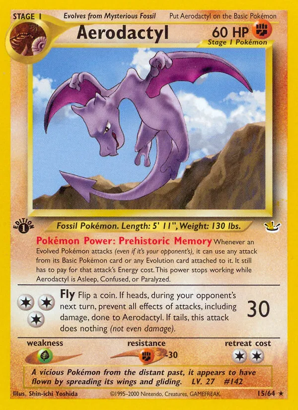 aerodactyl pre evolution