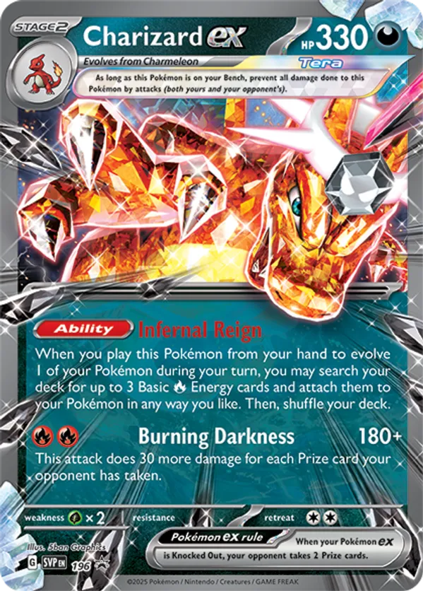 Charizard ex 196 Scarlet & Violet Black Star Promos | pkmn.gg