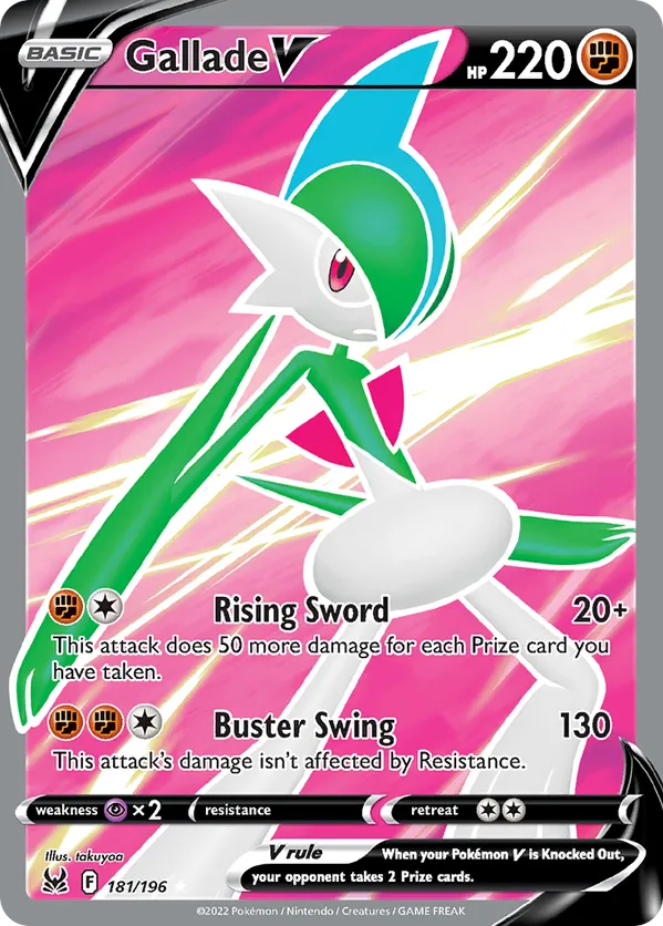 Gallade V #181/196 Lost Origin | pkmn.gg
